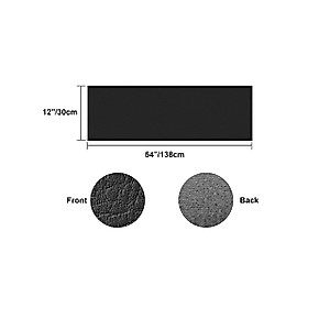 Wento 2.0mm Thick Faux Leather Fabric 54''x12'' Vinyl Leather Fabric Elephant Skin Vinyl Leather Fabric for Purses Making Leather Straps