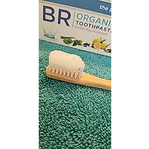 Essential Oxygen BR Certified Organic Toothpaste, for Whiter Teeth, Fresher Breath, Happier Gums, Tooth Sensitivity, Peppermint, 4 Ounce (Pack of 2)
