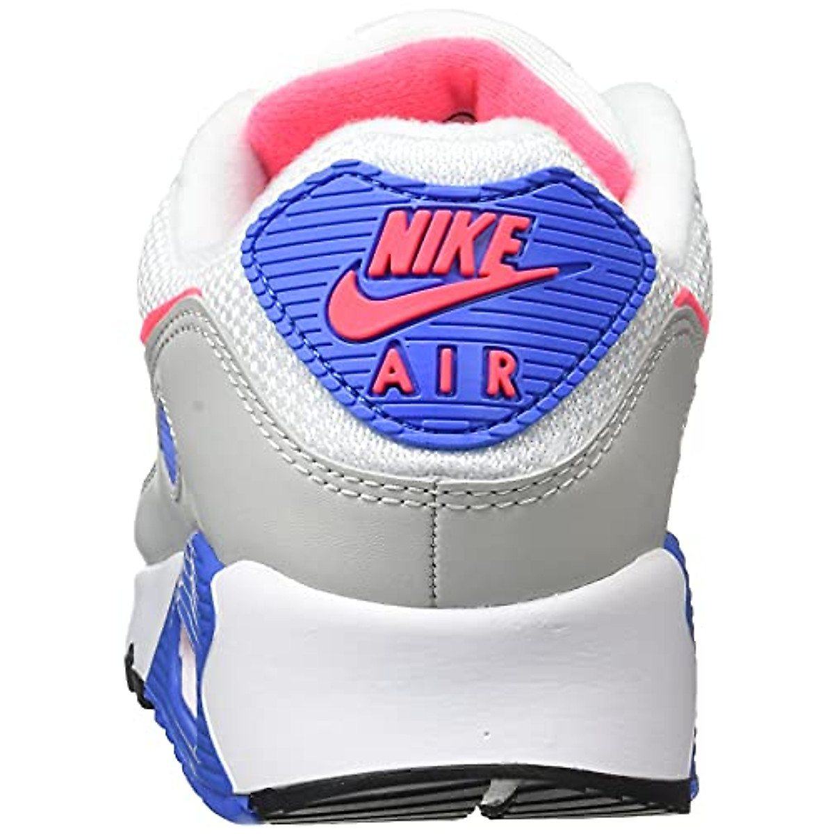 Nike Women's AIR MAX III Running Shoe, White Hot Coral Blue Crystal Grey Fog, 8.5