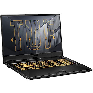 ASUS 2023 TUF FX706HC Gaming Laptop 17.3” 144Hz FHD IPS Display Intel 6-Core i5-11400H 64GB DDR4 4TB NVMe SSD NVIDIA GeForce RTX 3050 4GB GDDR6 WiFi AX RJ45 USB-C w/DP Backlit KB Windows 11 Pro w/USB