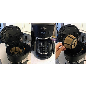 NRP Mesh Bottom Coffee Permanent Filter Universal Fit 10-cup BUNN Coffeemaker BTX, GRX, HG, HT NHB, NHS, ST & Other 12cup Filter Coffeemakers