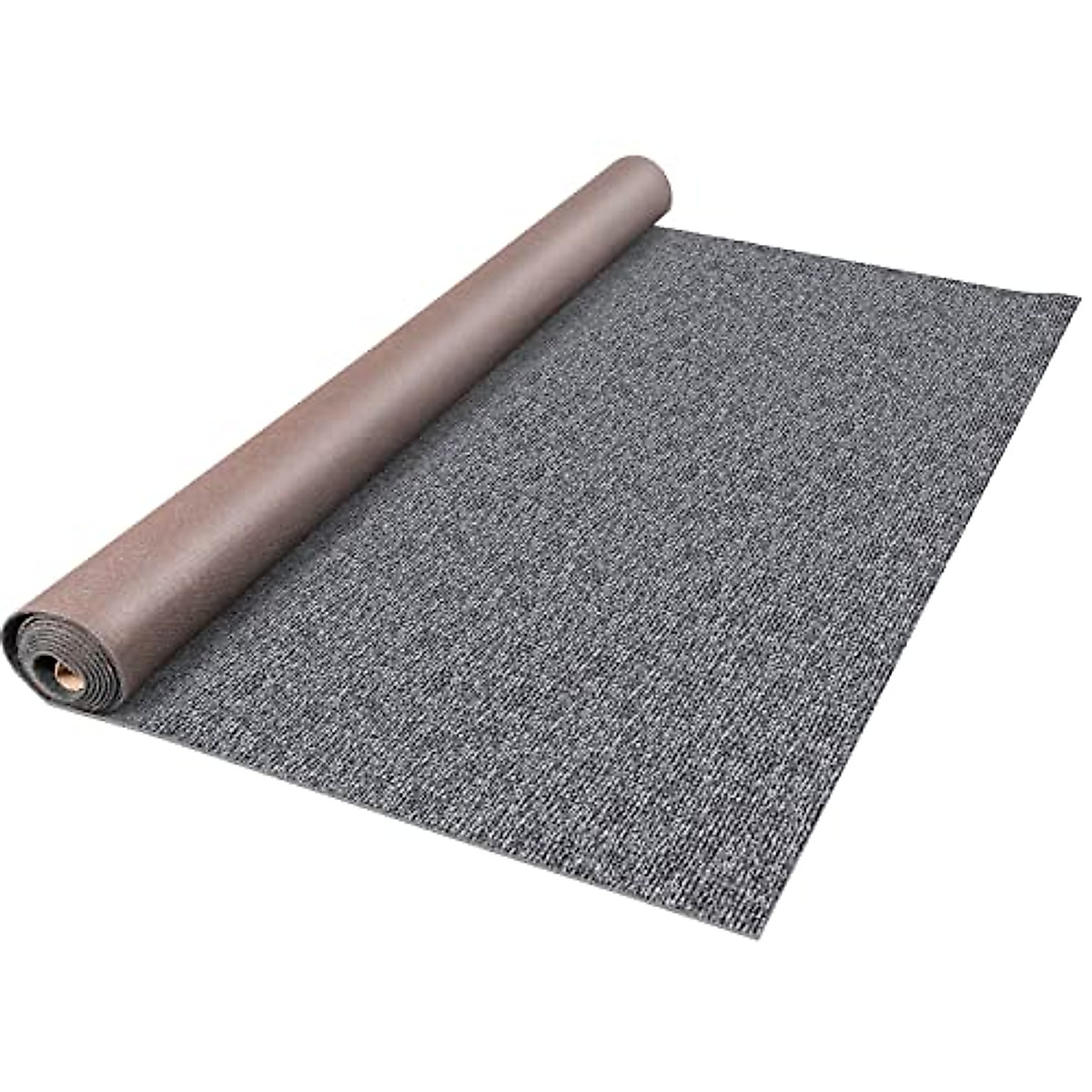 Happybuy Gray Marine Carpet 6 ft x 13.1 ft Boat Carpet Rugs Indoor Outdoor Rugs for Patio Deck Anti-Slide TPR Water-Proof Back Cut Outdoor Marine Carpeting Easy Clean Outdoor Carpet Roll