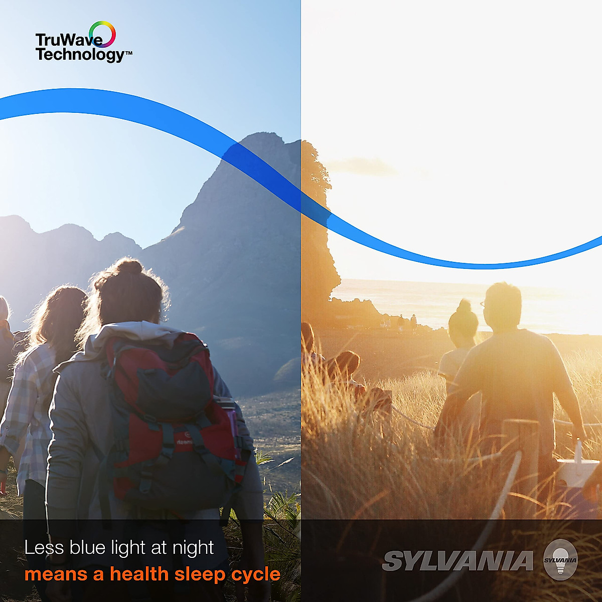 SYLVANIA LED TruWave Natural Series Décor Globe G 16.5 Light Bulb, 40W Equivalent, Efficient 4W, Candelabra Base, Dimmable, 350 Lumens, 2700K, Clear, Soft White - 2 Pack (40784)