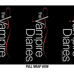 The Vampire Diaries OFFICIAL Tvd Logo 24 oz Insulated Canteen Water Bottle, Leak Resistant, Vacuum Insulated Stainless Steel with Loop Cap