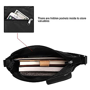 Kamo Crossbody Bag for Women - Multi-pocket Shoulder Bag Lightweight Messenger Bag Casual printed Purse Handbag Travel Bag