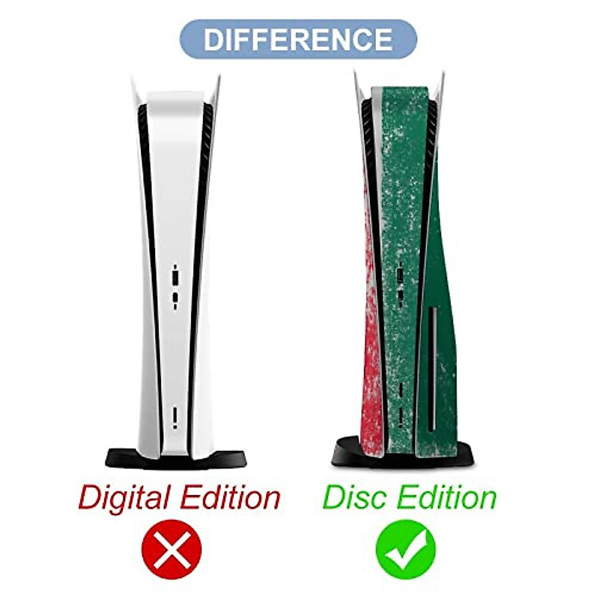 AoHanan Flag of Mexico PS5 Skin Console and Controller Anime Vinyl Cover Sticker Full Set for Playstation 5 Disc Edition