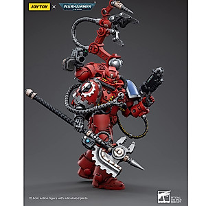 JOYTOY Warhammer 40K 1/18 Action Figure Ultramarines Primaris Techmarine Brother Tybestis Extreme Warrior Joy Toy Models