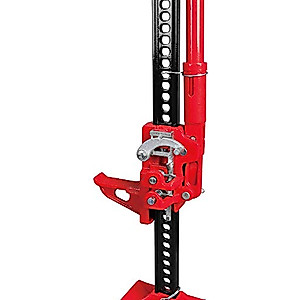 BIG RED TRA8335B Torin 33" Ratcheting Off Road Utility Farm Jack, 3 Ton (6,000 lb) Capacity, Red