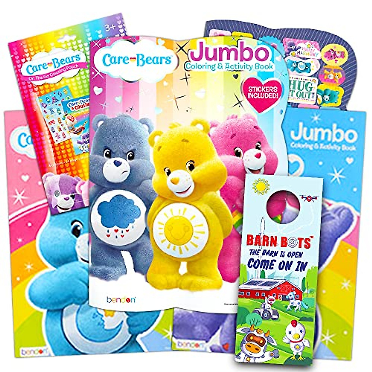 Bendon Care Bears Jumbo Color and Activity (96 Pages, Set of 3 Books)