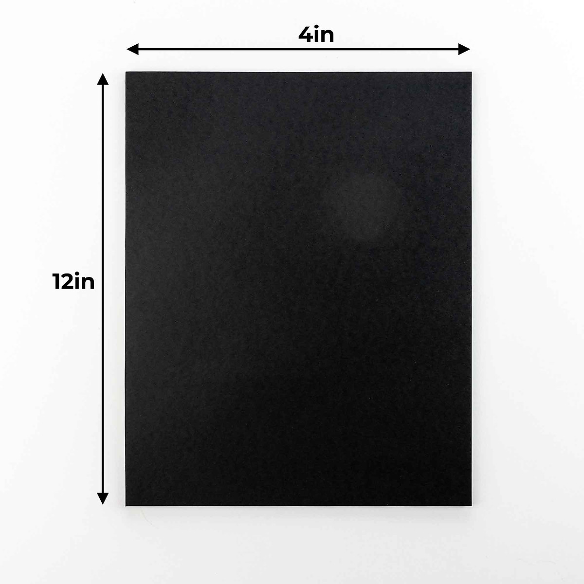 Poster Palooza 4x12 Black Foam Boards 3/16" Black Foam Core for Picture Frame Backings & Craft Projects Pack of 10
