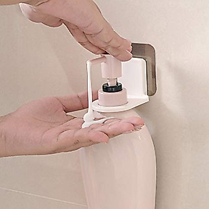 jomgeroz Suction Cup Rack Shower Gel Shampoo Soap Liquid Wall Mount Holder Bathroom Shelf Organizer Hook bathroom shelf unit wall mounted