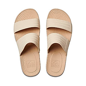 Reef Women's Water Vista Slide Sandal, Vintage Oasis, 8