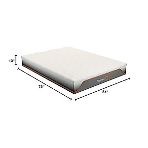 Dormeo Recovery 10" Full Mattress with Signature Recovery Foam™ and Pressure Relieving OctaspringⓇ Technology, Medium Firm - 75” L x 54” W x 10” H