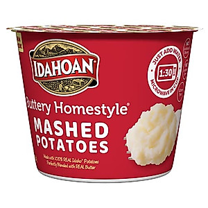 Idahoan Buttery Homestyle Mashed Potatoes, 1.5 oz cup (12-Pack)