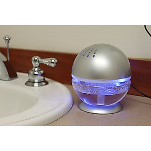 EcoGecko Little Squirt Essential Oil Diffuser, Silver