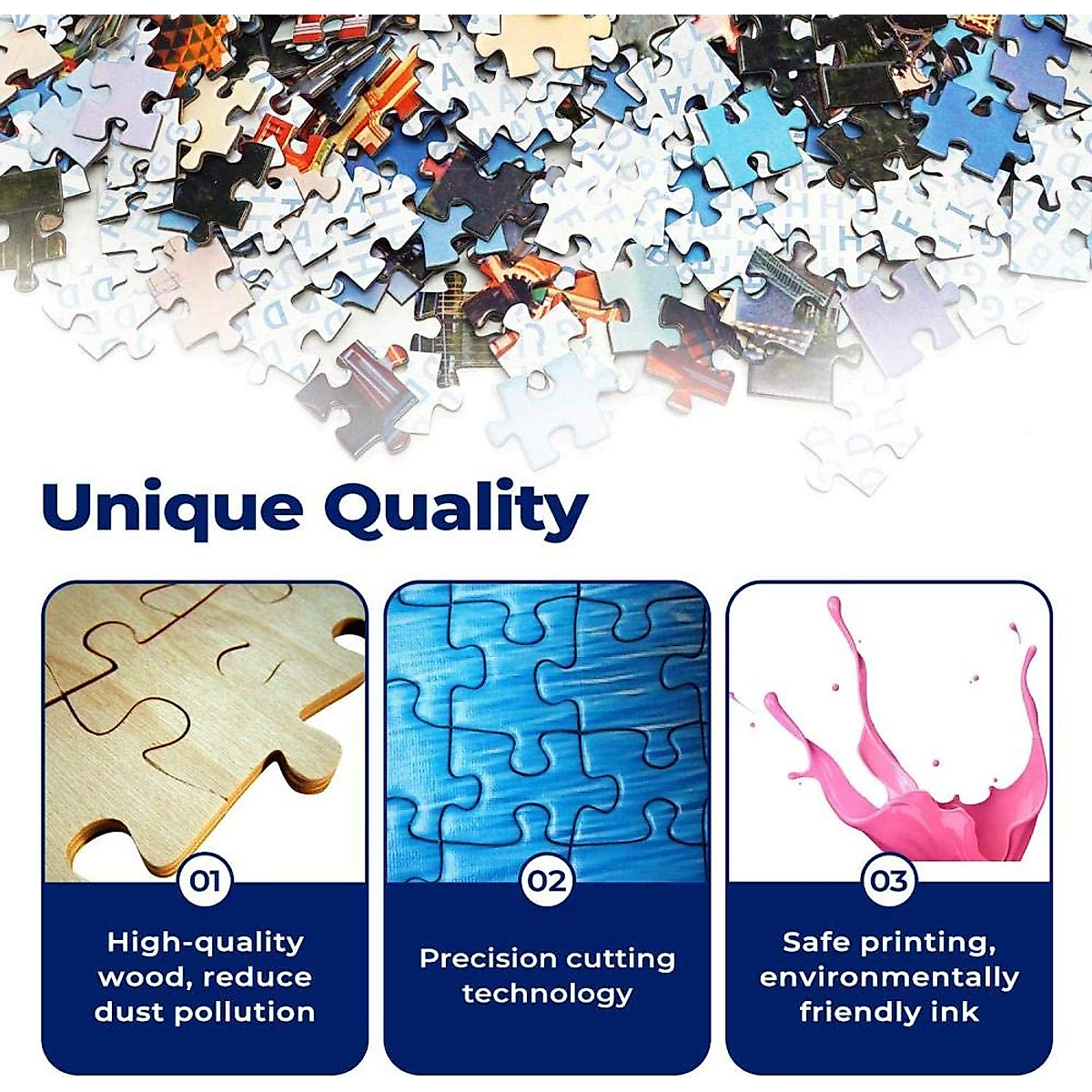 Jigsaw Puzzle Waves-4000piece Jigsaw Puzzle for Kids Every Piece is Unique