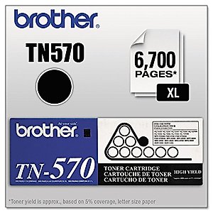 Brother Tn570 Original Toner Cartridge, Black - in Retail Packaging