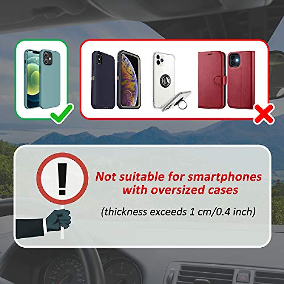 AYADA Phone Holder Compatible with Toyota RAV4, Phone Holder Phone Mount Upgrade Design Gravity Auto Lock Stable Without Jitter Easy to Install 2013 2014 2015 2016 2017 2018 Hybrid Accessories