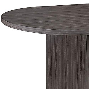 Flash Furniture Jones 6 Foot (72 inch) Oval Conference Table in Rustic Gray