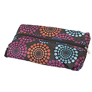 RoomForLife - Clever Shopper - Dual Handles +Shoulder Strap + Cart Handles - 1 Pocket - Collapsible - Reusable Sanitary Shopping Bag / Bright Lights