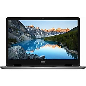 Dell Top Performance Flagship 7000 Series Inspiron 17.3" 2-in-1 FHD IPS Touch-Screen Laptop, Intel 8th Gen i7-8550U, 16GB DDR4, 512GB SSD + 2TB HDD, HDMI, USB-C, Backlit keyboard, NVIDIA MX150, Win 10