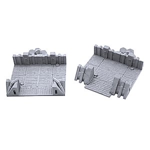 Planetary Outpost Trenches by Makers Anvil - Compatible with Dungeons and Dragons (DND), 28mm Miniature Wargaming, Tabletop RPGs, Wargame Scenery