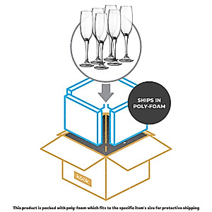 Champagne Glasses Thin Stem, KooK Premium Clear Glass Champagne Flutes Set of 8, 7 oz champagne, Classic Champagne Glasses