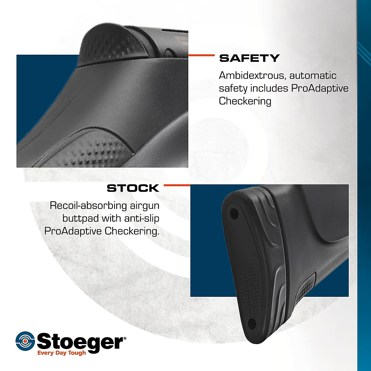 Stoeger S4000-E Airgun & XP4 Pistol Combo - .177 Caliber - Black Synthetic with Fiber-Optic Sights and 4 x 32 Scope