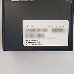 SAMSUNG Galaxy S23 5G (128GB, 8GB) 6.1" AMOLED 2X, 50MP Camera, Global Volte (Fully Unlocked for AT&T, Verizon, T-Mobile, Global) S911U (w/ 25W Super Fast Charger, Phantom Black) (Renewed)