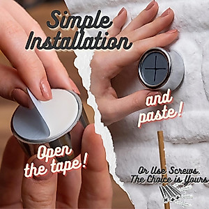 HEFA Towel Hooks, Towel Holder, Dish Towel Holder, Kitchen Organization, Kitchen Towel Hook, Kitchen Towel Holder, Hand Towel Holder, Kitchen Gadgets, Kitchen Essentials, Bathroom Accessories, 4 Pack