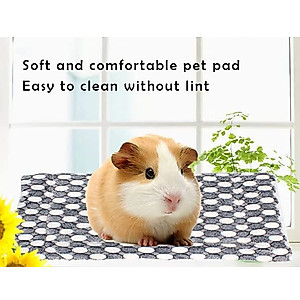 Pet Mattress Supplies Guinea Pig Hedgehog Squirrel Hamster Squirrel Bread Dragon Ferret Puppy Kitten Rabbit Bed mat (Pink)