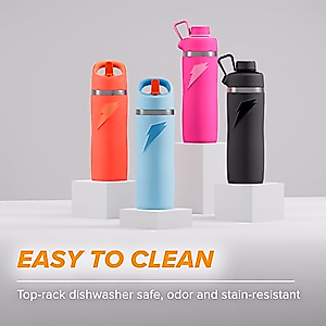 Gatorade 'Overtime' 22oz Stainless Steel Water Bottle, Twist Cap, Pink