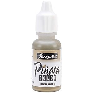 Jacquard Pinata Color Alcohol Ink .5oz-Rich Gold Fabric