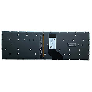 KB US Layout Notebook Keyboard for Acer Nitro 5 AN515 AN515-51 AN515-52 AN515-53 Series Laptop P/N: N17C1 N16C7 Series red Font, with Backlight, Frameless