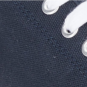 Hurley Mens Caleb Sneakers Casual Canvas Shoes with Top Lace, Navy, 11