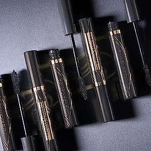 LAURA GELLER NEW YORK Always There Waterproof Lengthening Mascara in Black - Lengthening, Defining, Curling, Buildable Formula Eye Makeup- Innovative Lengthening Brush - 1 count