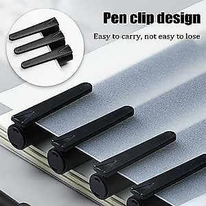 Ouzrpuo 20 Pack Gel Pens, Black Gel Pen Fine Point 0.5mm, Gel Ink Ball Point Pen for Office School Stationery Supply