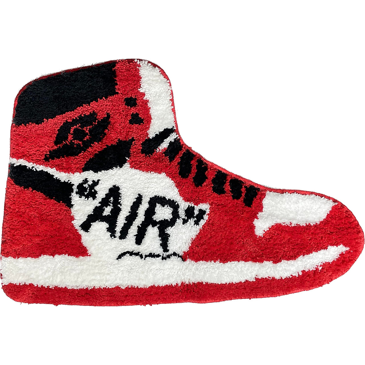 LUXAPE Sneaker Rug - Handmade & Premium- 30in (75cm) - Hypebeast Rug - Hypebeast Room Decor - Living Room, Bedroom, Children Room, Door mat - Aesthetic Room Decor - Luxape Rug (Luxape-7)