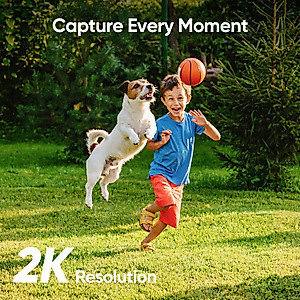 eufy Security SoloCam C210, Wireless Outdoor Camera, 2K Resolution, No Monthly Fee, Wireless, 2.4 GHz Wi-Fi, HomeBase 3 Compatible (Renewed)