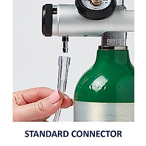 Medline Soft-Touch Nasal Oxygen Cannula, Standard Connector, 4-ft. Tubing Length, Adult Size, Pack of 50