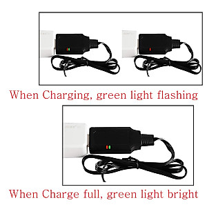 7.4V (2 x 3.7V) 1500mAh Li-ion Battery with Standard Tamiya Connector for HONGXUNJIE HJ806 2.4GHz RC Boat HJ806 Battery 2 Pack with USB Charger