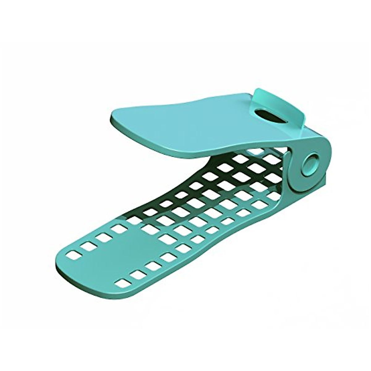 shoe pal Shoe Organizer, 4 Adjustable Heights Space Saver, Large Ventilated Base, High Heels Secure Docking and Backstop, 4 colors set, Made in USA