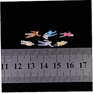 New 100pcs Painted Model Train People Figures N Gauge (1 to 150) Durable and Professional