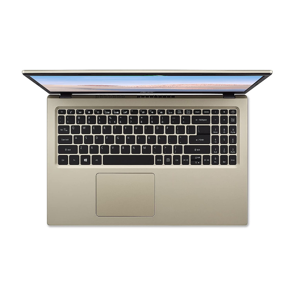 Acer Aspire Thin and Light Laptop, 15.6" FHD Display, Intel Celeron Dual-Core N4500 Processor, 8GB RAM, 256GB SSD, Webcam, WiFi, HDMI, Bluetooth, Windows 11, Safari Gold + One Year Office365