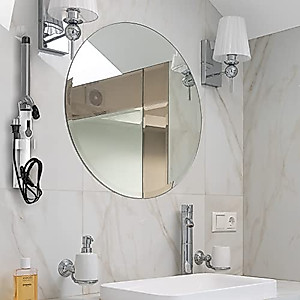 Linkidea 2 Pack Curling Iron Holder Wall Mount, Hair Styling Tool Storage Organizer, Hairdressing Hanging Rack Stick Stand for Flat Irons, Curling Wands, Hair Straighteners, Combs (White)