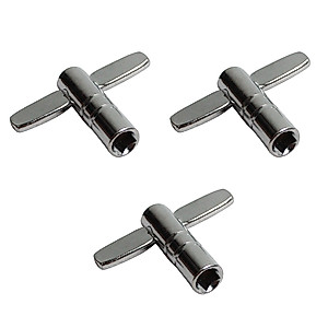 YMC DK10 Steel Construction Standard Drum Keys with a Continuous Motion Speed Drum Key- Pack of 3