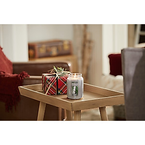 Yankee Candle Silver Birch Scented, Classic 22oz Large Jar Single Wick Aromatherapy Candle, Over 110 Hours of Burn Time, Apothecary Jar Fall Candle, Autumn Candle Scented for Home