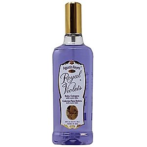 Royal Violets Baby Cologne with Aloe Vera for Baby Sensitive Skin, Relaxing Aroma, 7.6 Fl Oz, bottle