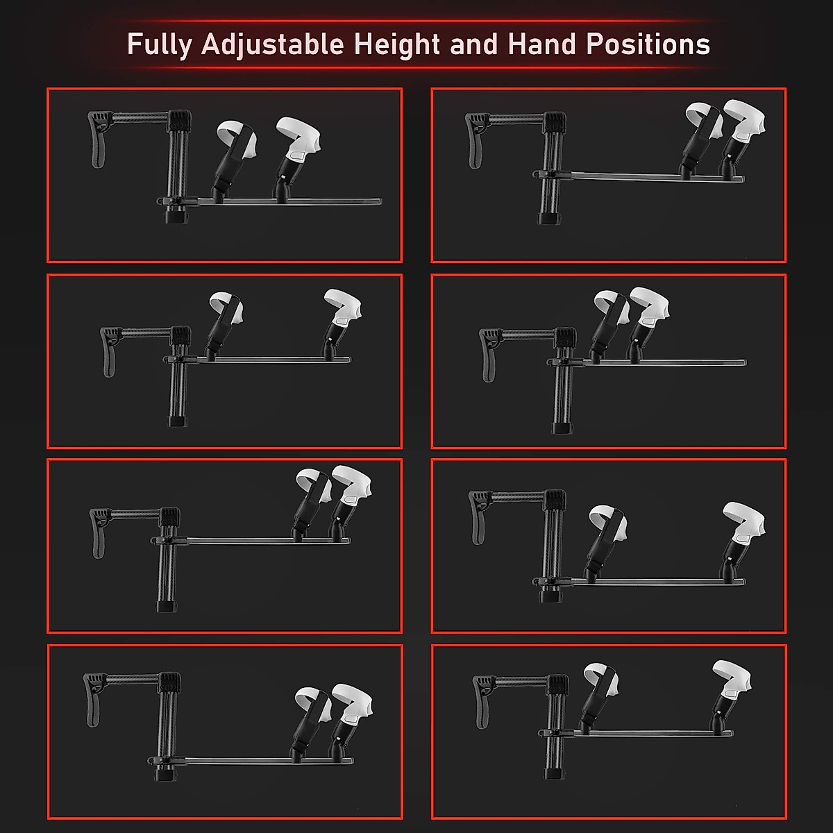 DeadEyeVR Obliterator - VR Magnetic Carbon Fiber Rifle Adapter Stock Controller Attachment Accessory for Virtual Reality with Sling - Rift S and Oculus Quest 2