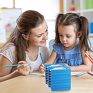 Kisty 16 Slots Diamond Painting Tray Organizer Diamond Painting Accessories Tray Diamond Painting Tools Kits Organizer Blue